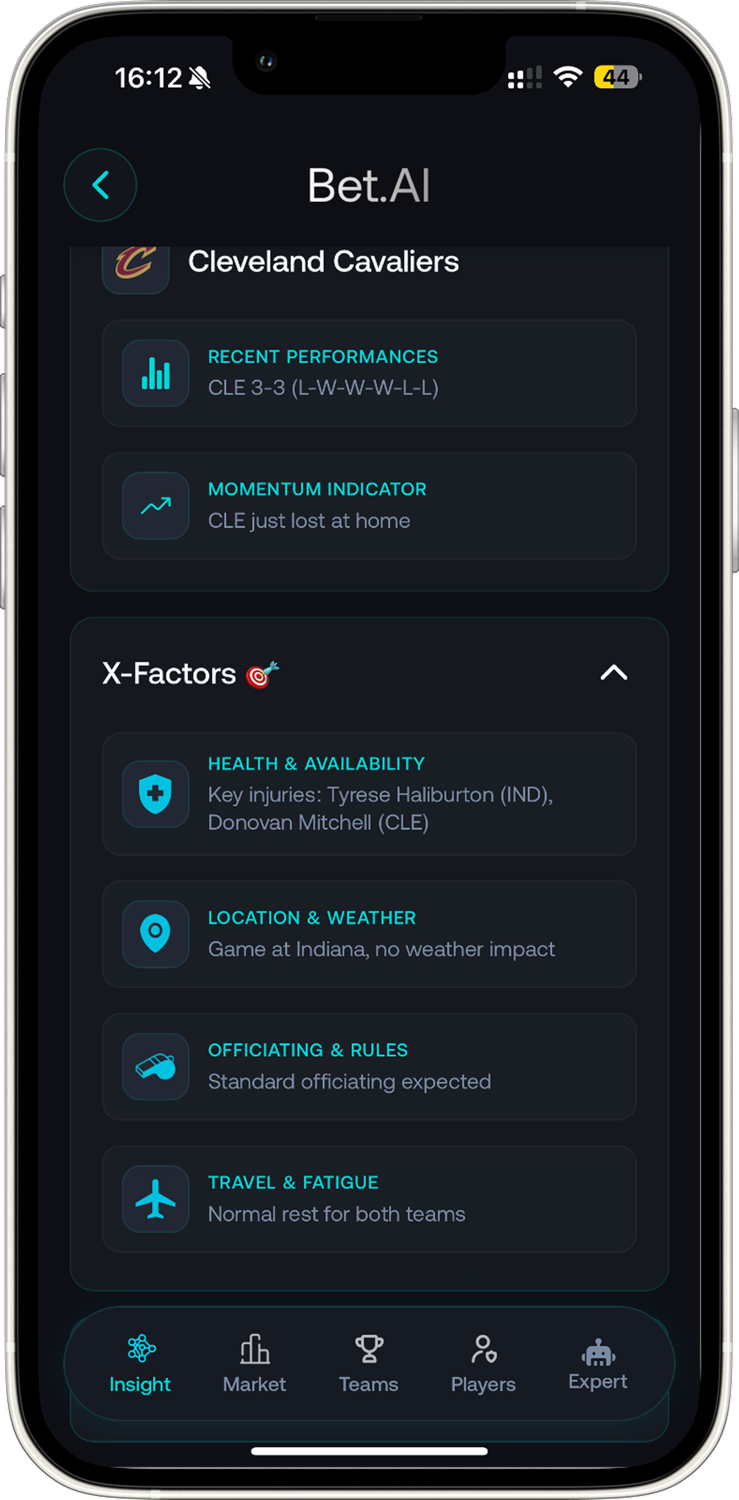 Bet.AI - AI Sports Betting Assistant