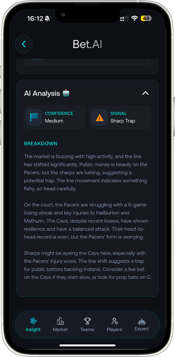 Bet.AI - AI Sports Betting Assistant